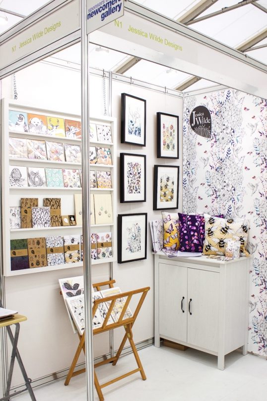 BCTF Exhibition Stand 2016, Illustration & Gift | Jessica Wilde Designs