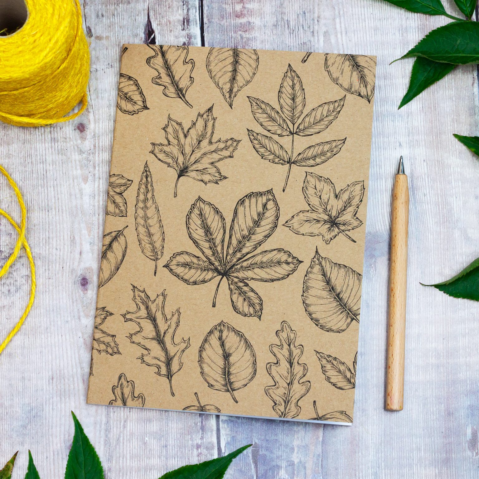 Fern Botanical A5 Recycled Notebook | Plain